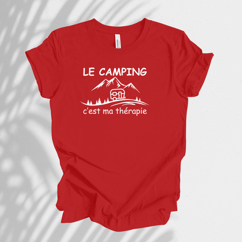 T-Shirt - Le camping c'est ma thérapie