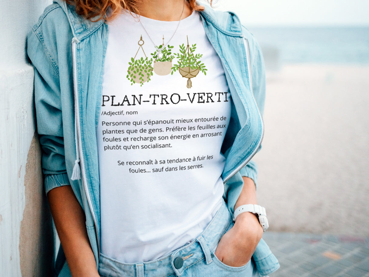 T-shirt - Plan-tro-verti